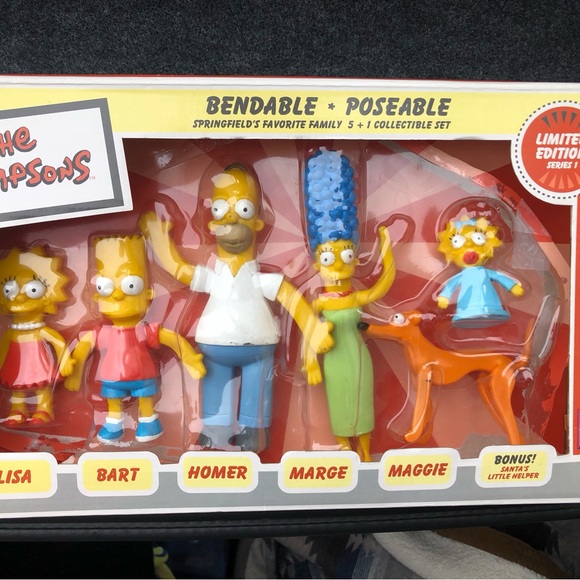 Toys | The Simpsons Bendable Poseable Collectible Set | Poshmark
